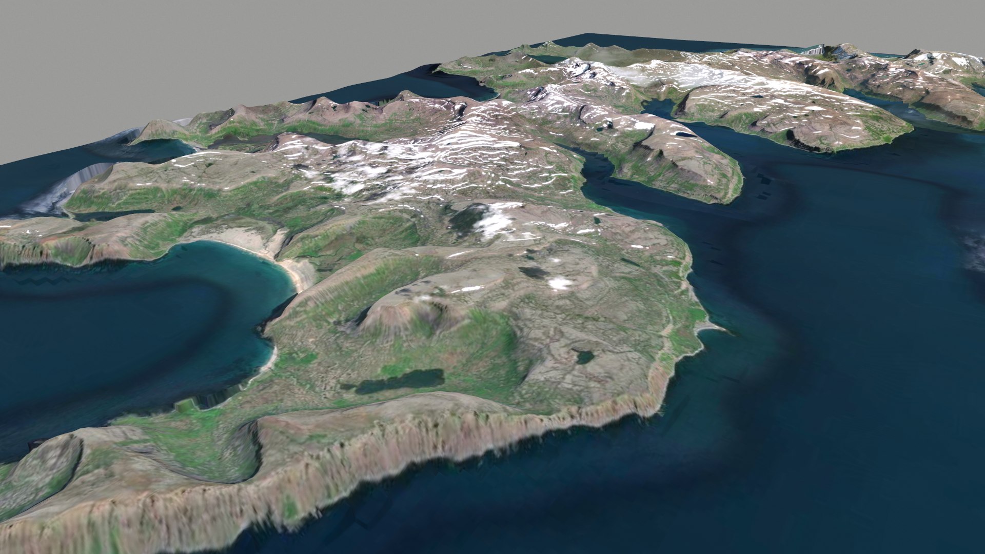3D Mountain Landscape Hodnstrandir Iceland Model - TurboSquid 1976249