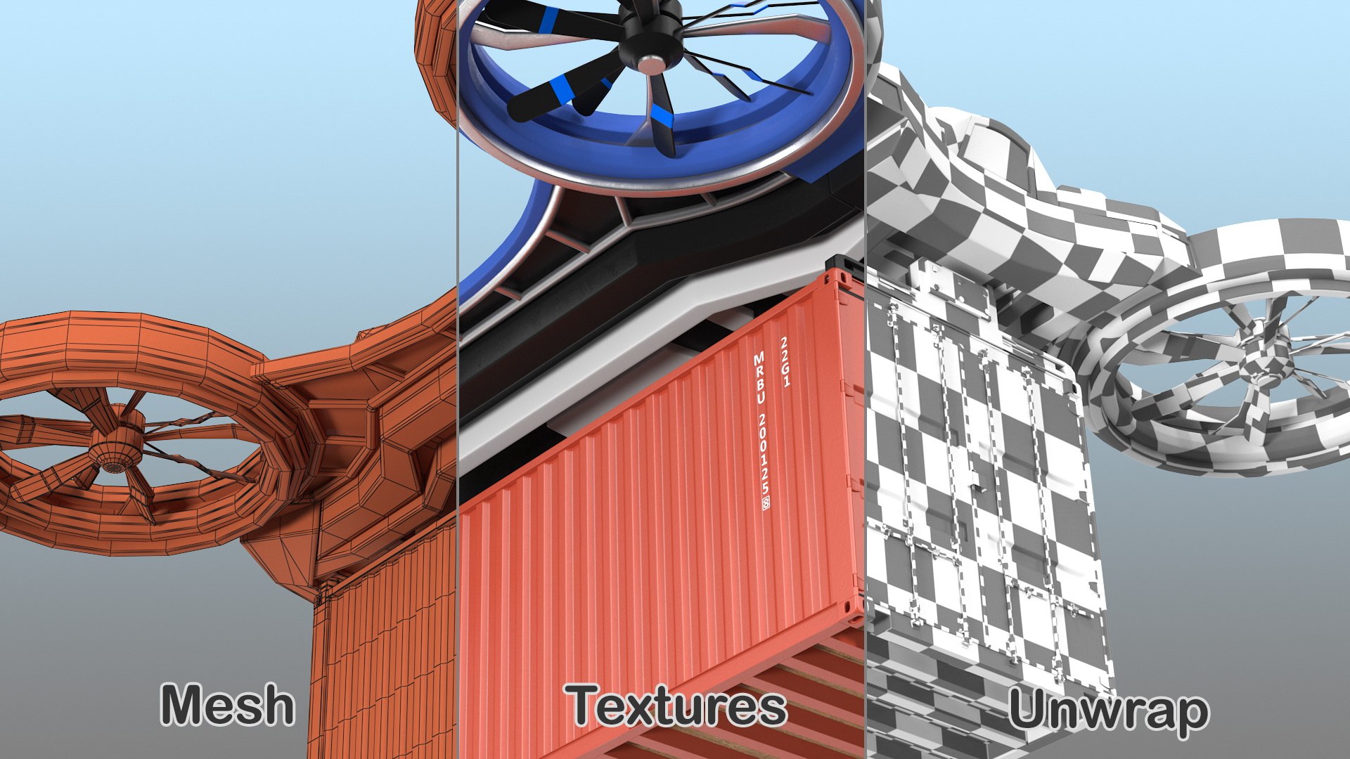 Heavy Duty Cargo Quadrocopter 3D Model - TurboSquid 1486879