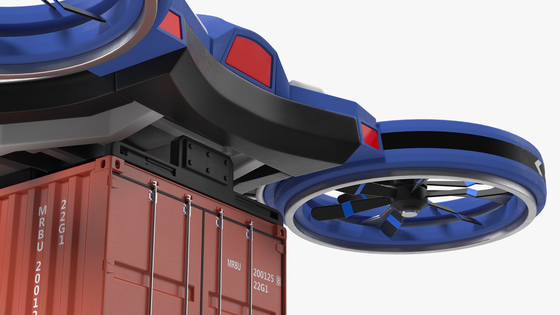 Heavy duty cargo quadrocopter 3D model - TurboSquid 1486879