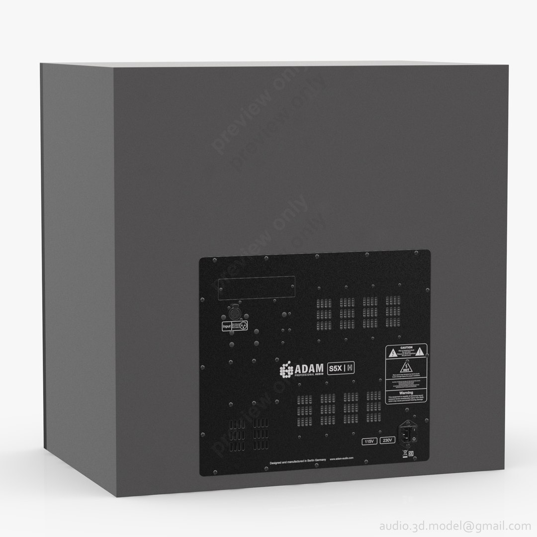 Monitor Adam S5x-h Model - TurboSquid 1167534