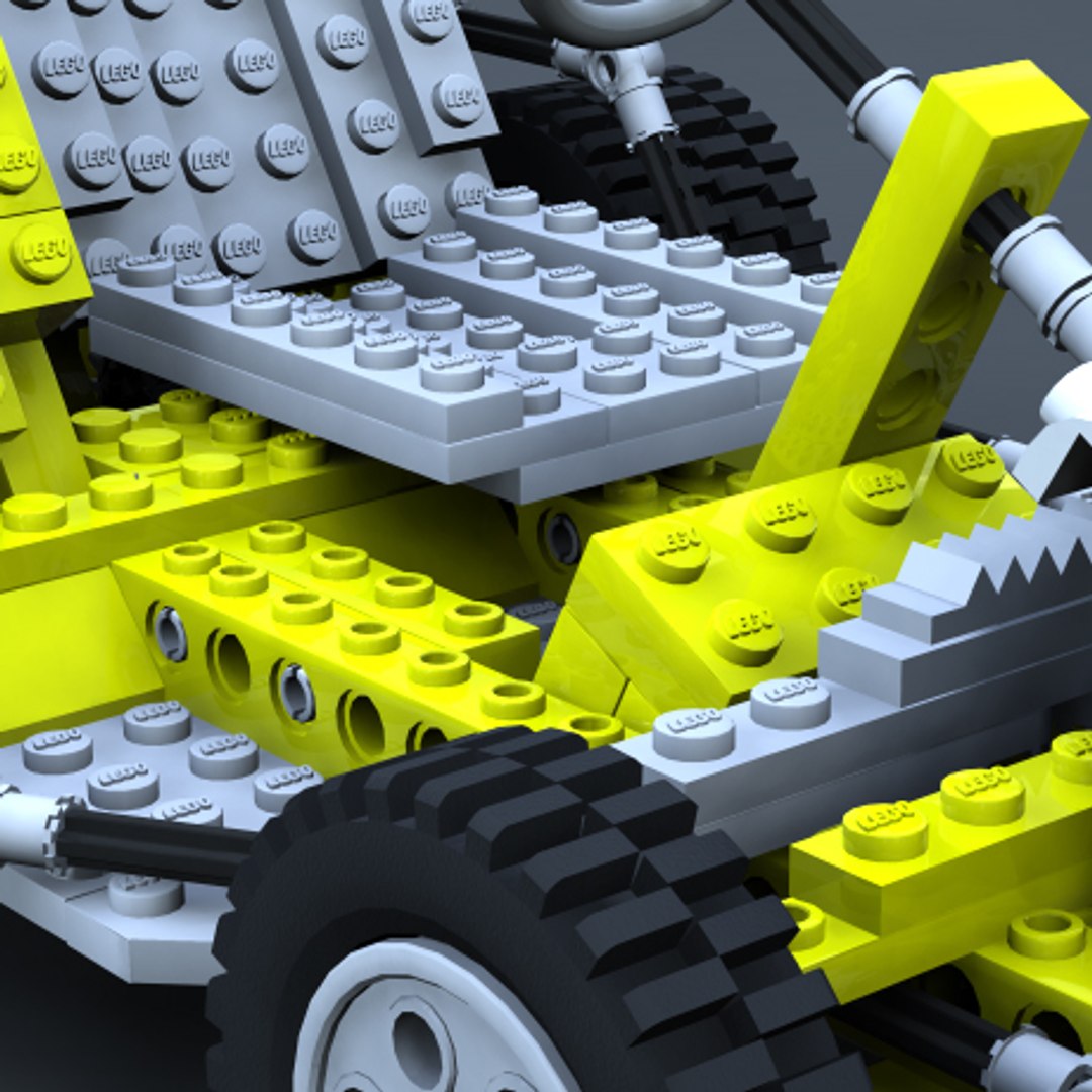 Lego Car 3d Model