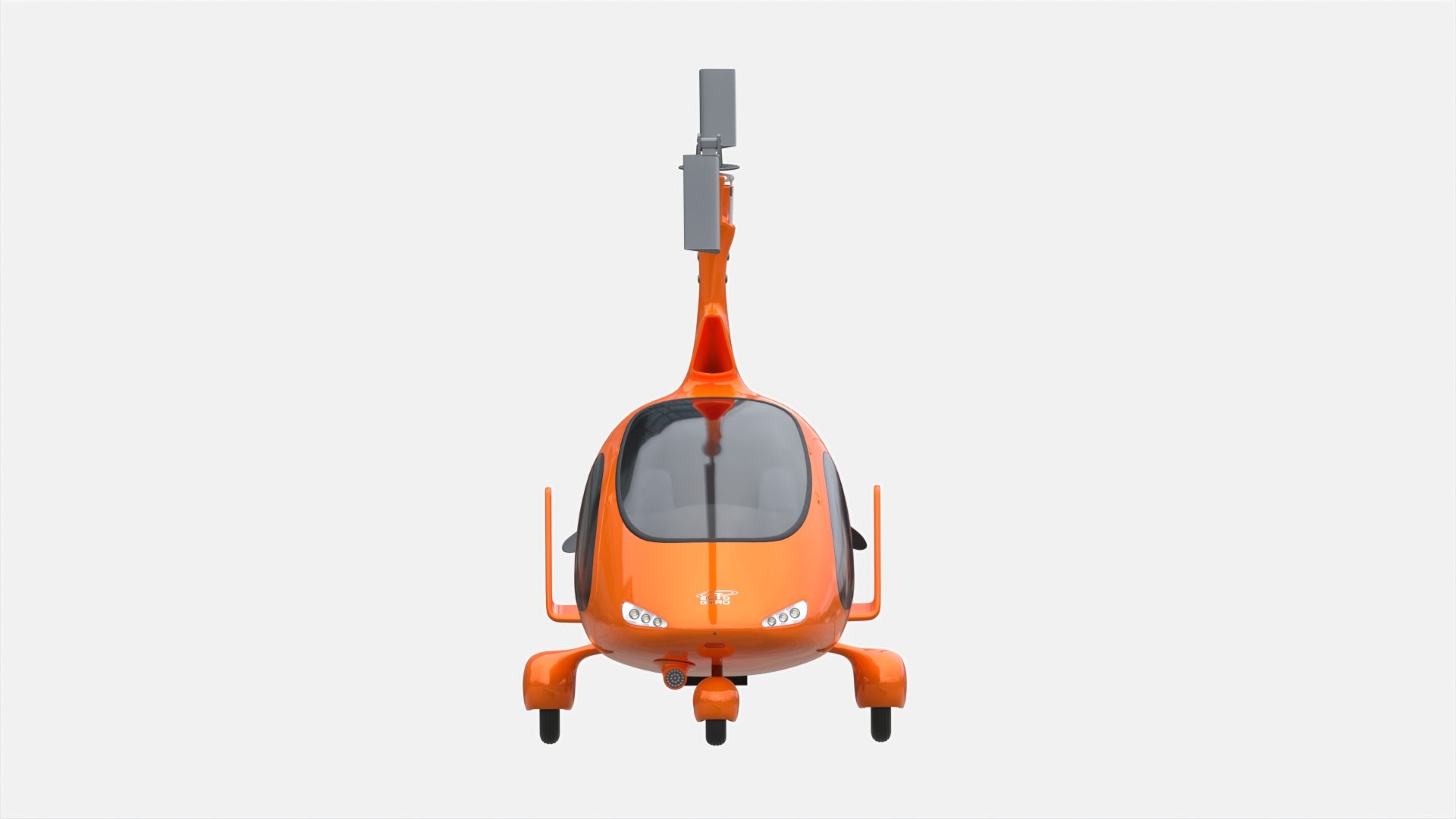 Gyroplane Autogyro Cavalon Orange 3D Model - TurboSquid 2111191