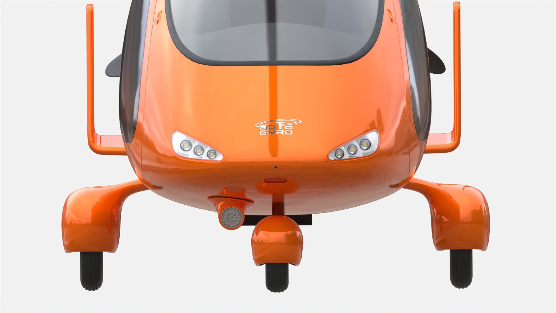 Gyroplane Autogyro Cavalon Orange 3D Model - TurboSquid 2111191