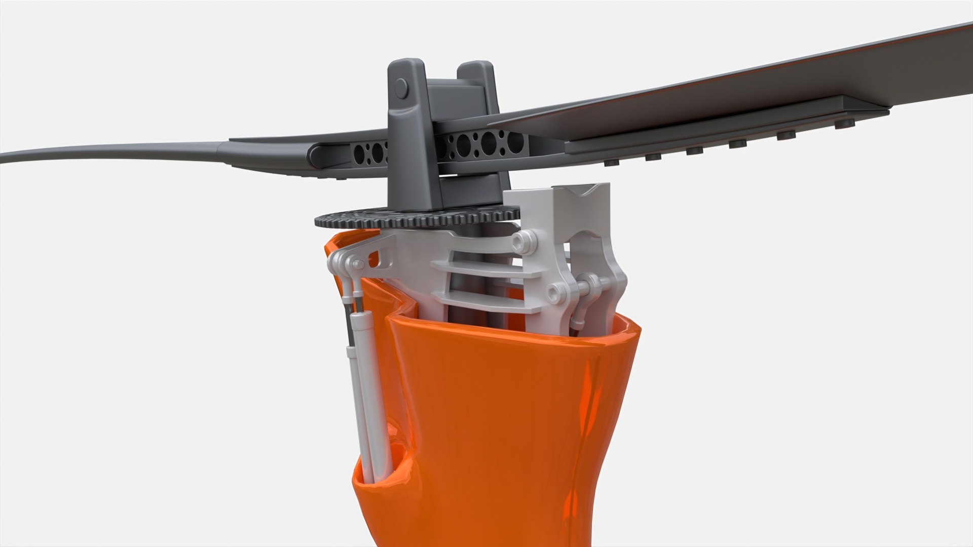 Gyroplane Autogyro Cavalon Orange 3D Model - TurboSquid 2111191