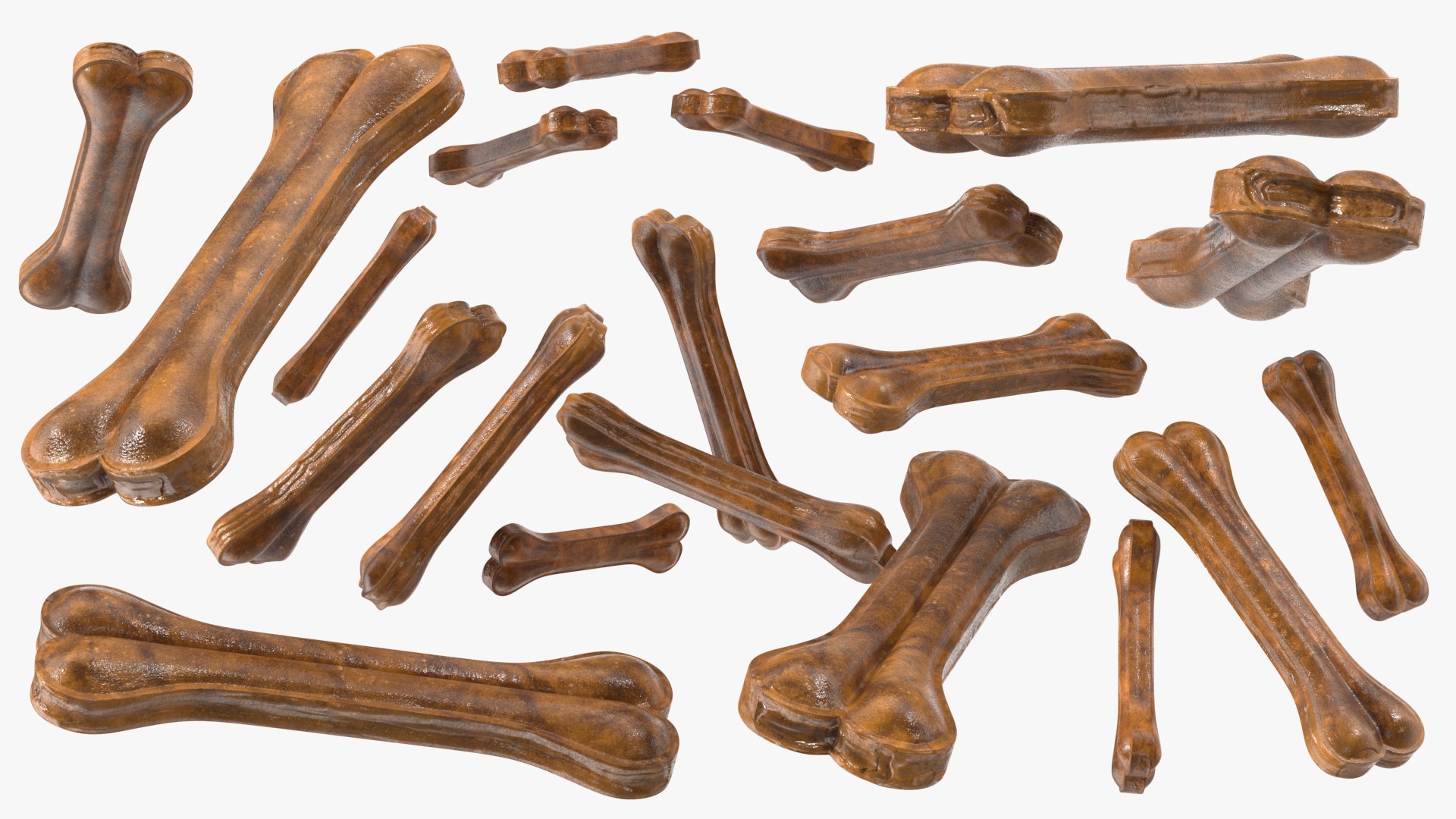 Heap Of Dog Treats Dark 3D Model - TurboSquid 2174343