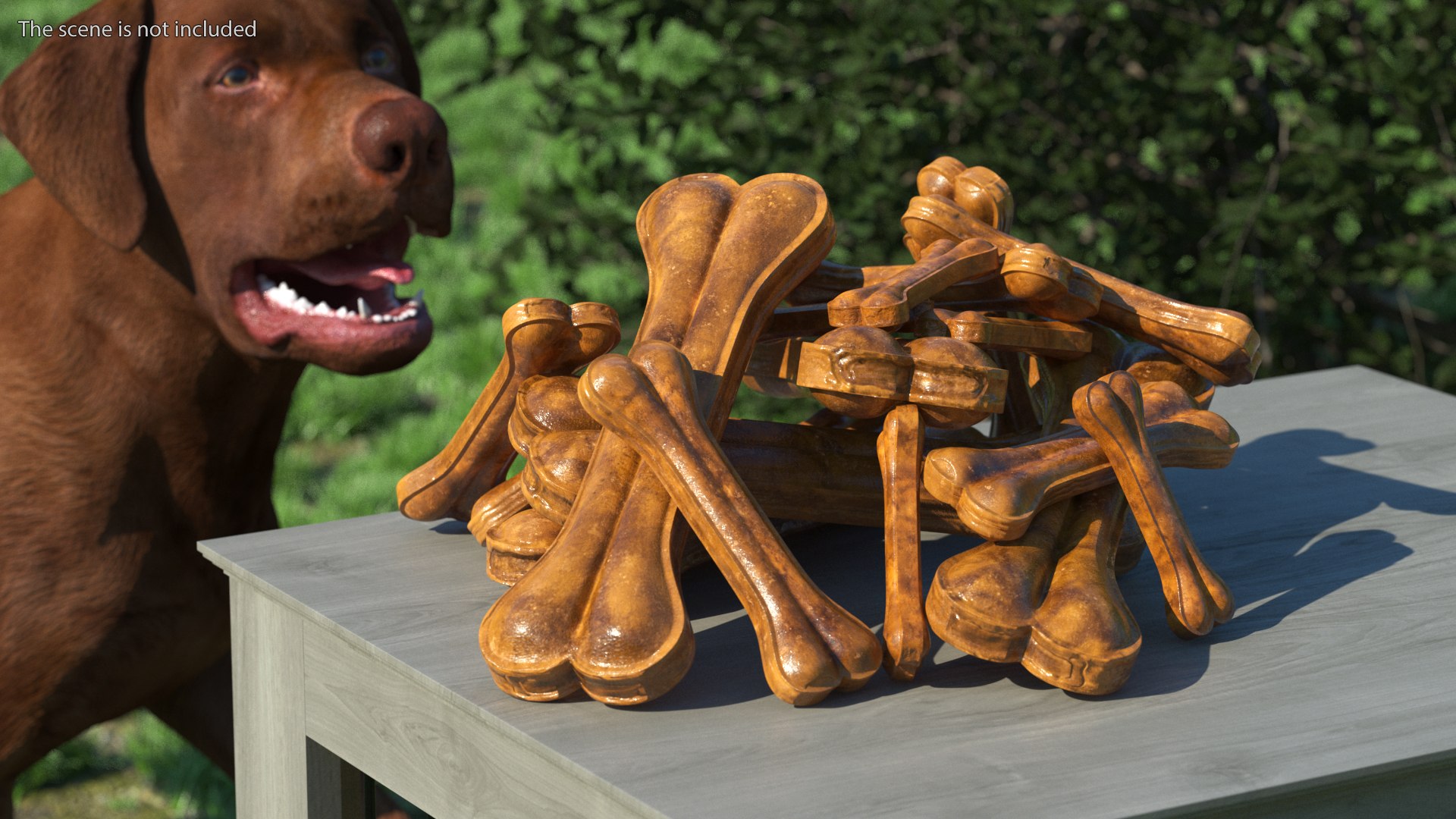 Heap Of Dog Treats Dark 3D Model - TurboSquid 2174343