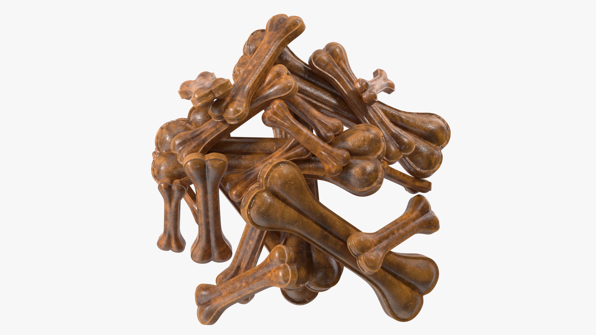 Heap Of Dog Treats Dark 3D Model - TurboSquid 2174343