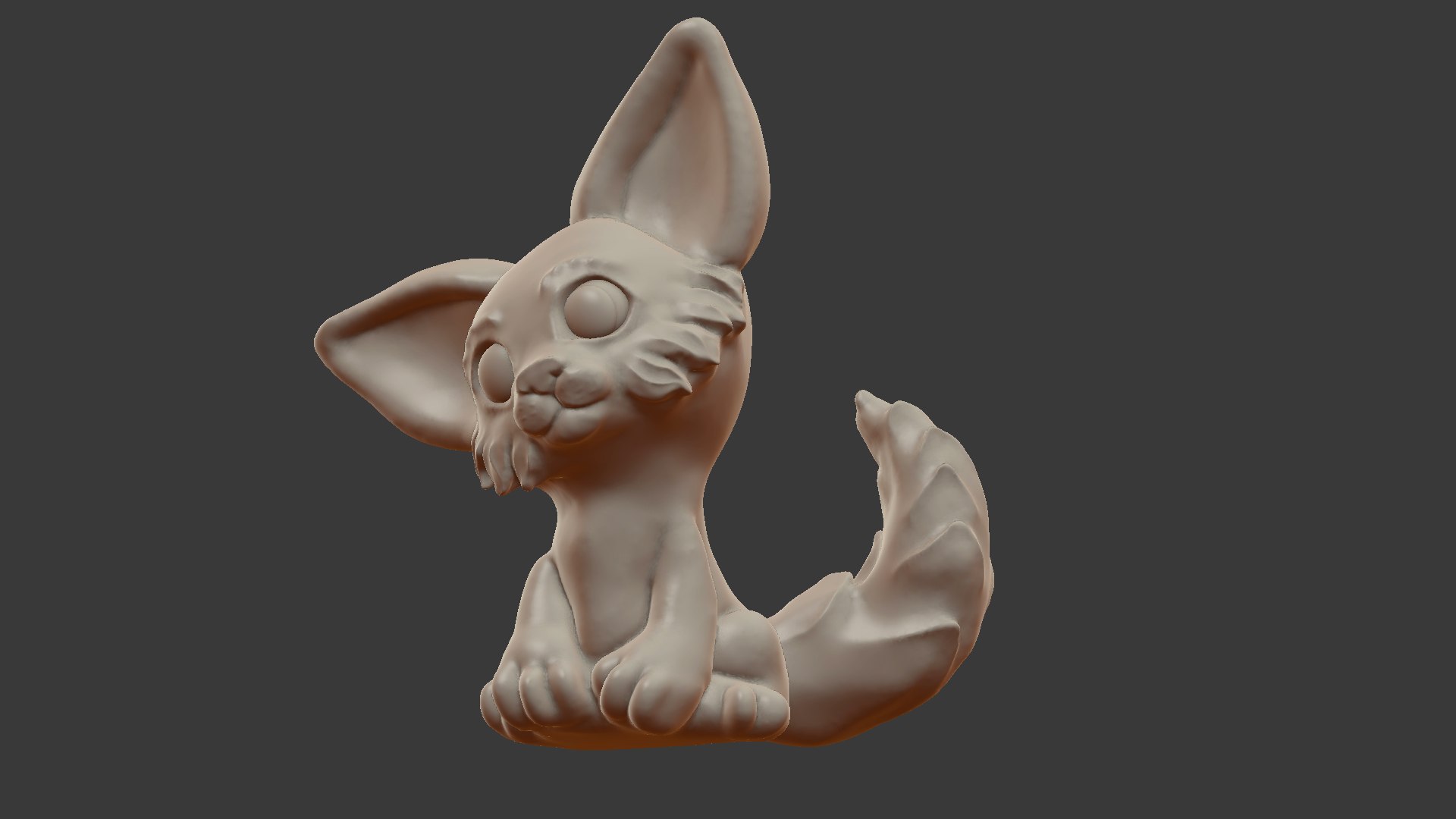 Fox Sculpt Model - TurboSquid 1360661