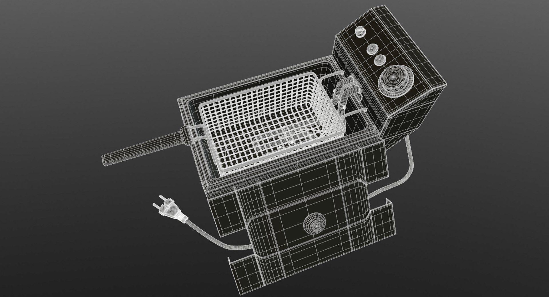 Deep Fryer Model - TurboSquid 1297977