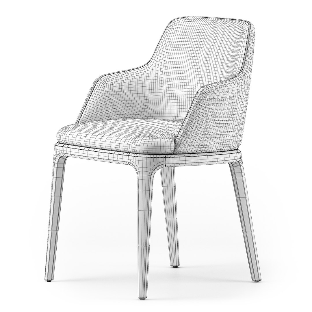 Poliform Grace Armchair 3D - TurboSquid 1882243