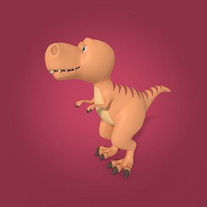 Cartoon Dinosaur Blender Models for Download | TurboSquid
