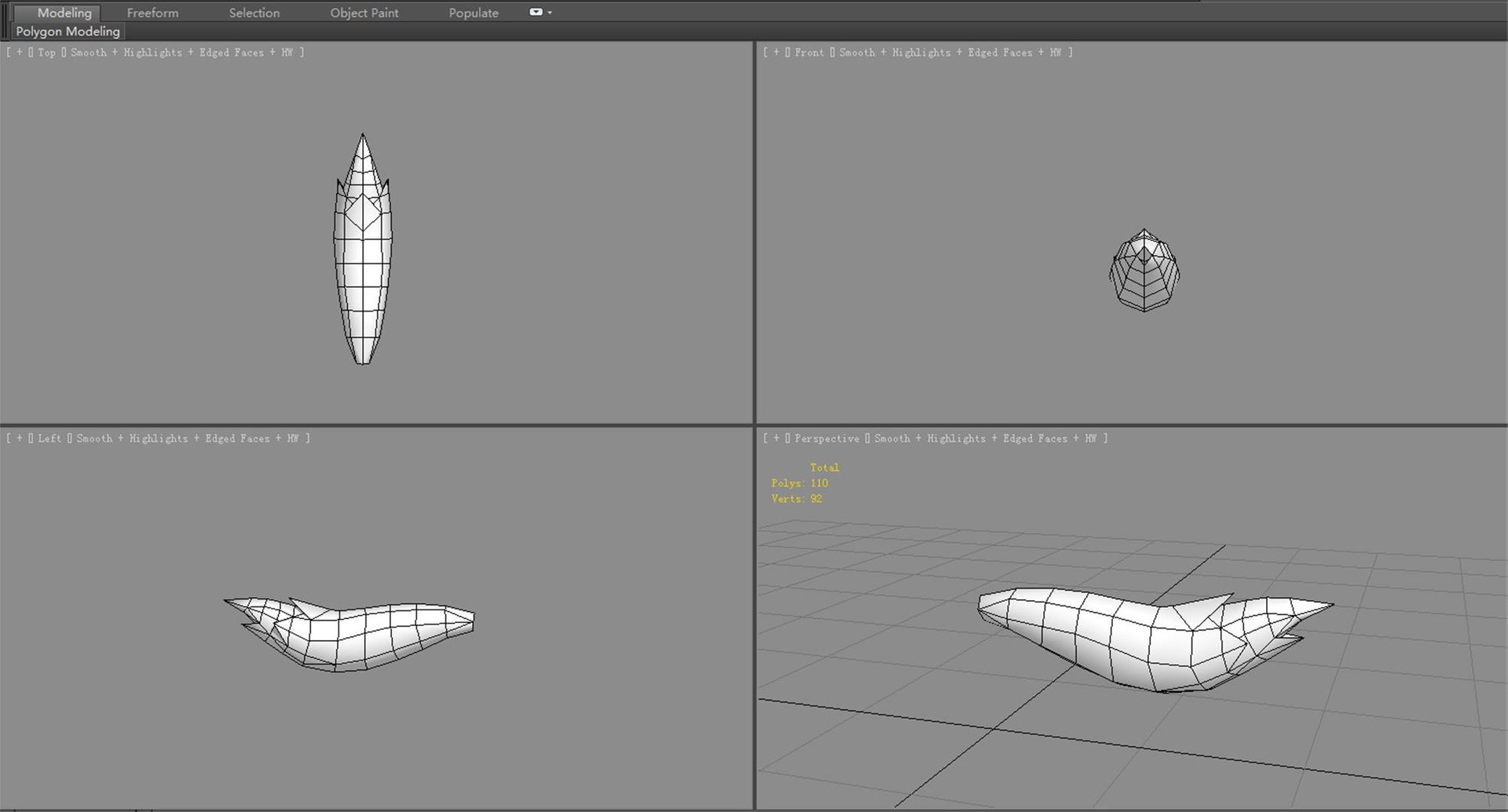 Cartoon Wolf Tail - Black 3D - TurboSquid 2105044