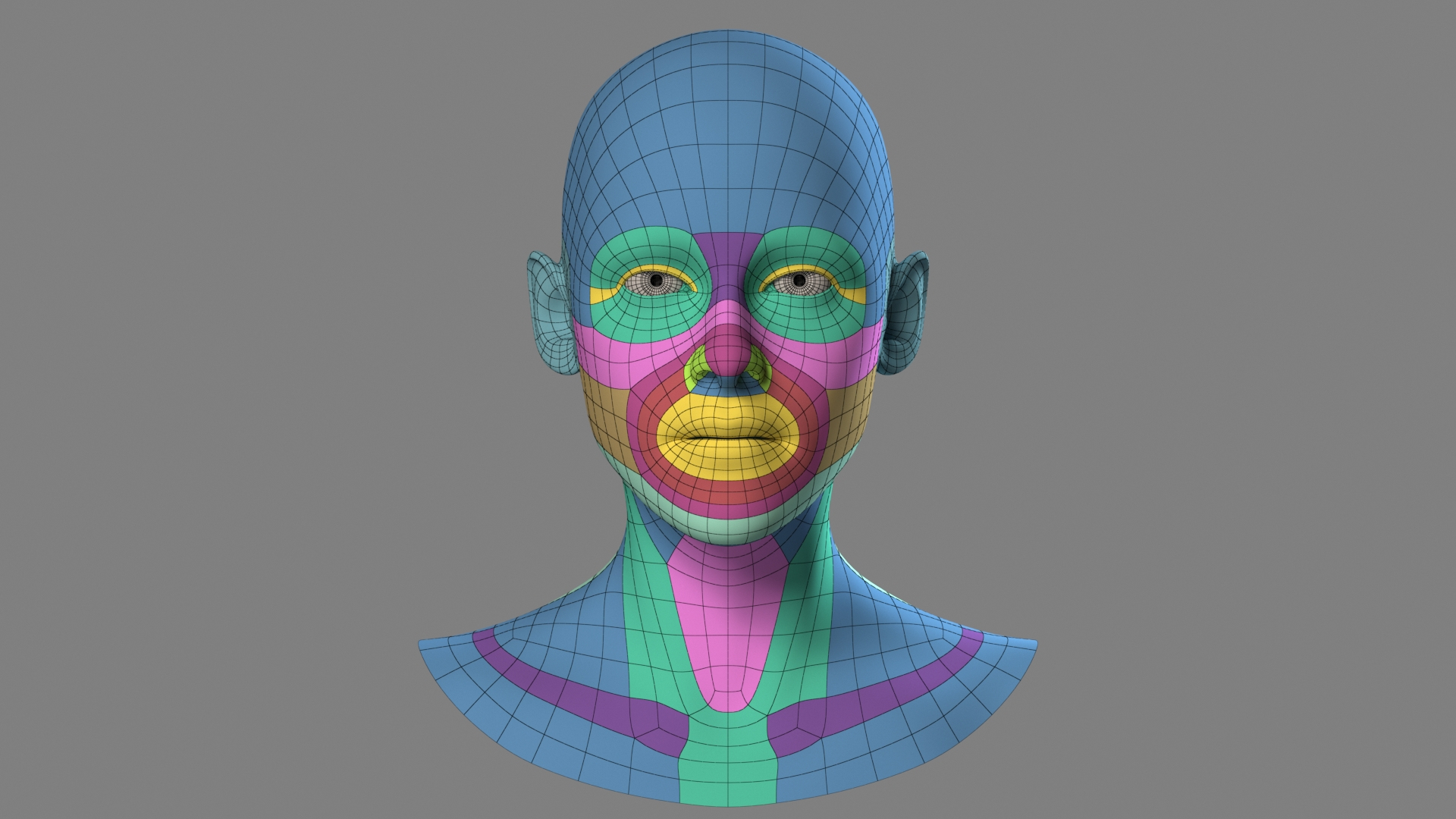 3D Model Head Human Base Mesh - TurboSquid 1567561