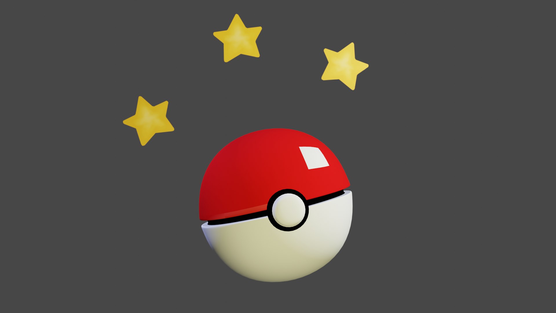 Pokeball Blender 3D - TurboSquid 1528309