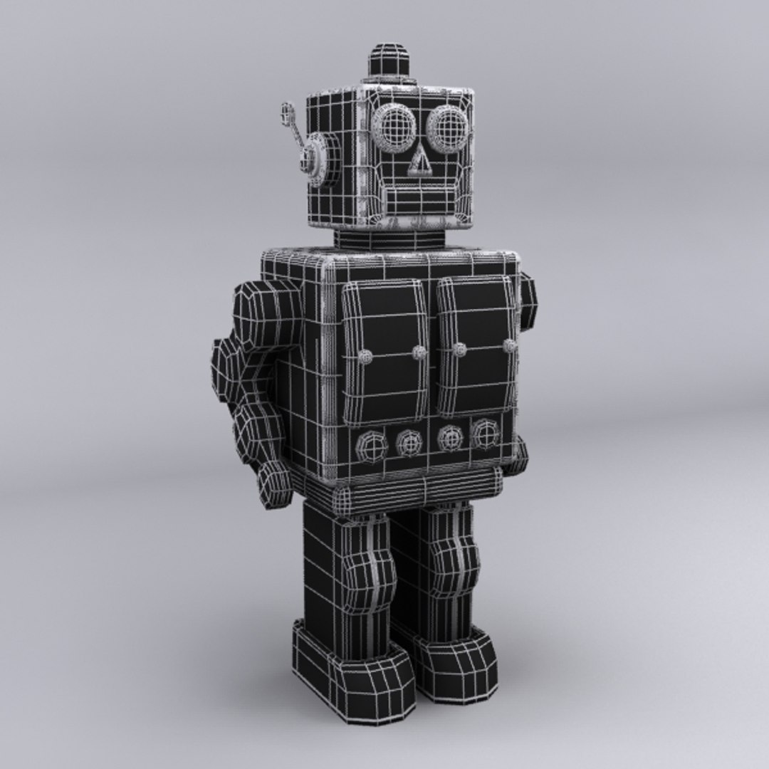 Toy Robot 3d Model