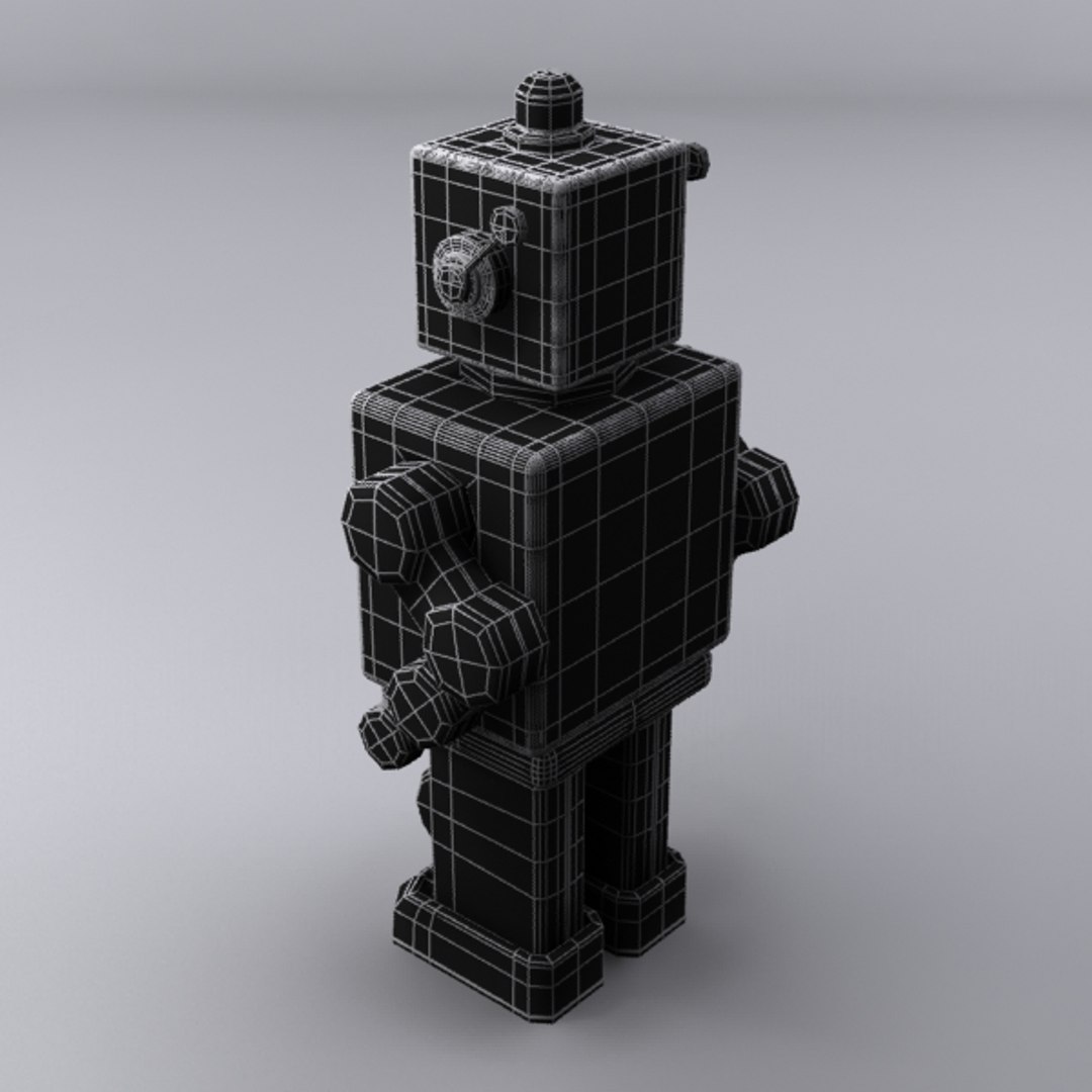 Toy Robot 3d Model