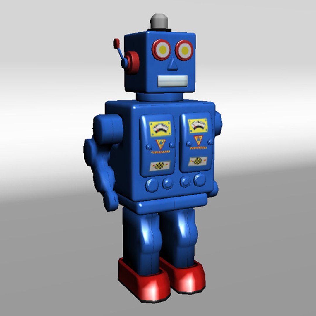 Toy Robot 3d Model