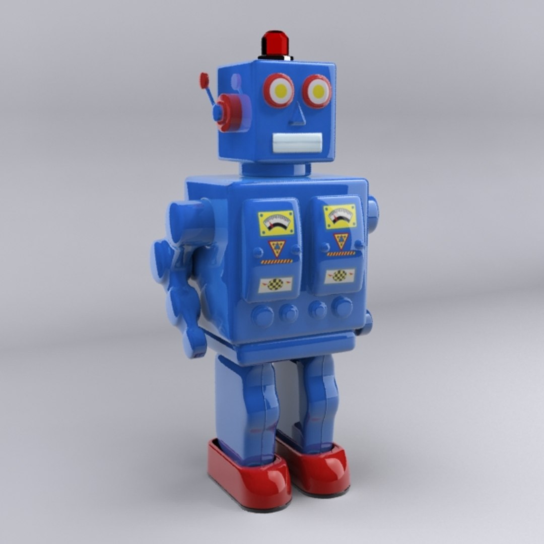 Toy Robot 3d Model