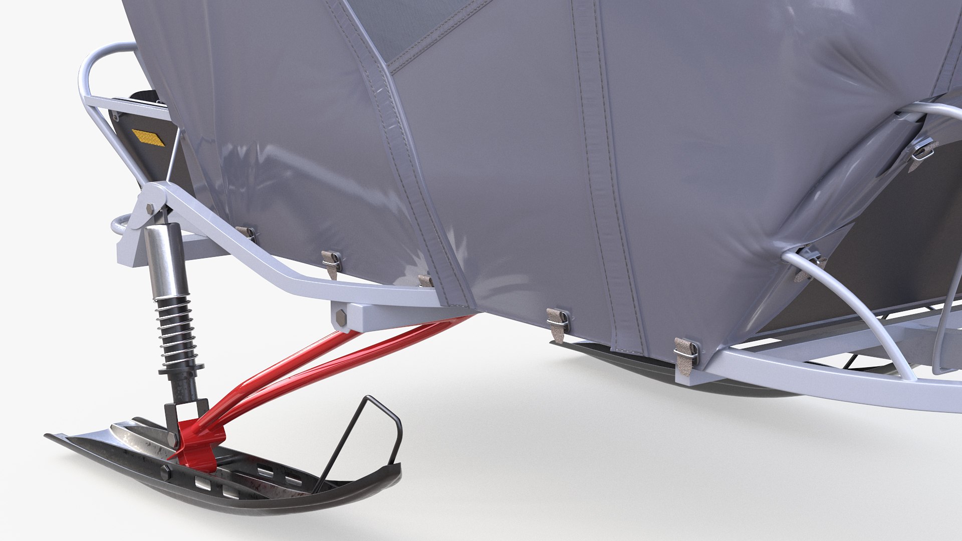 Snowmobile Sleigh 3D Model - TurboSquid 2271659