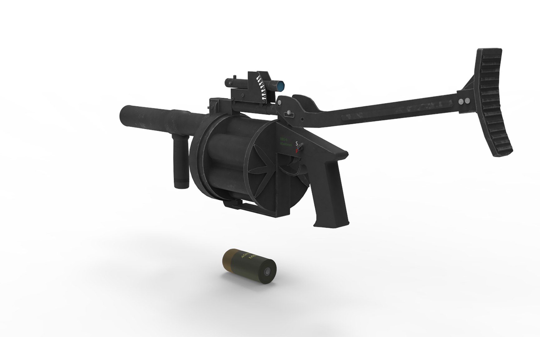 RBG-6 3D Model - TurboSquid 2163014