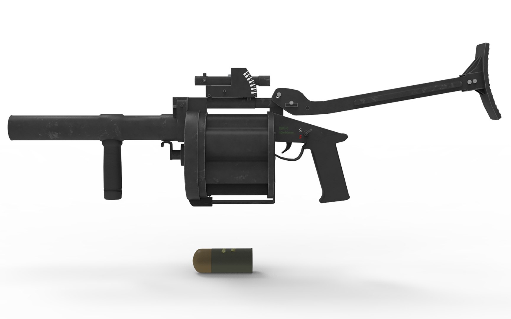 RBG-6 3D Model - TurboSquid 2163014