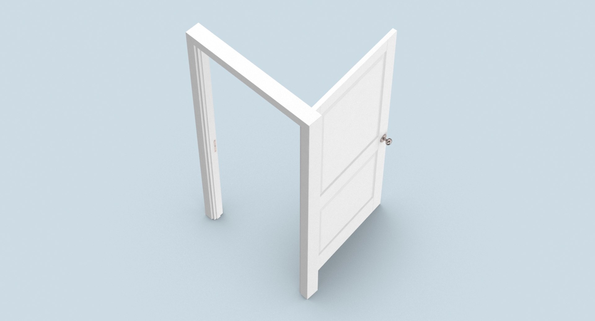 Interior-doors---door-1-wide-open 3D Model - TurboSquid 1229424