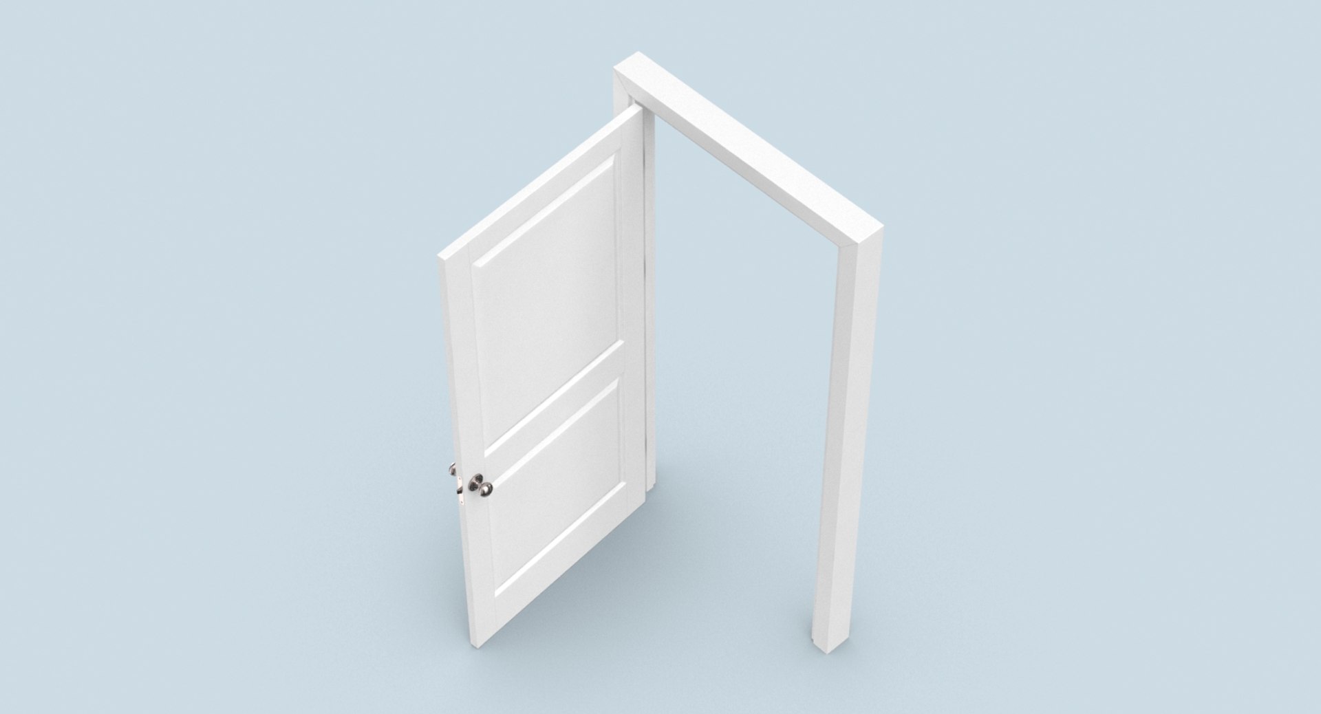 Interior-doors---door-1-wide-open 3D Model - TurboSquid 1229424