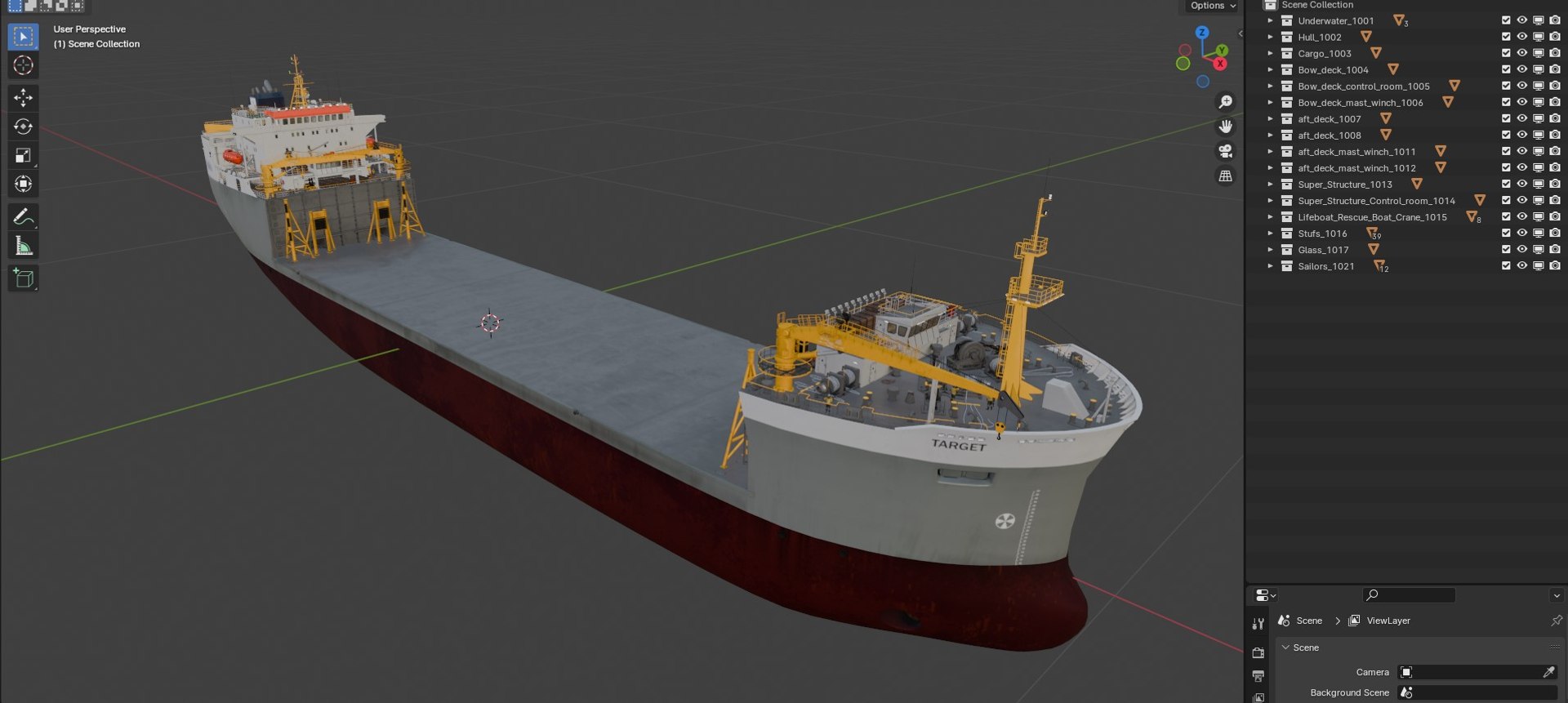 3D Heavy Load Carrier MV Target BS - TurboSquid 2169610