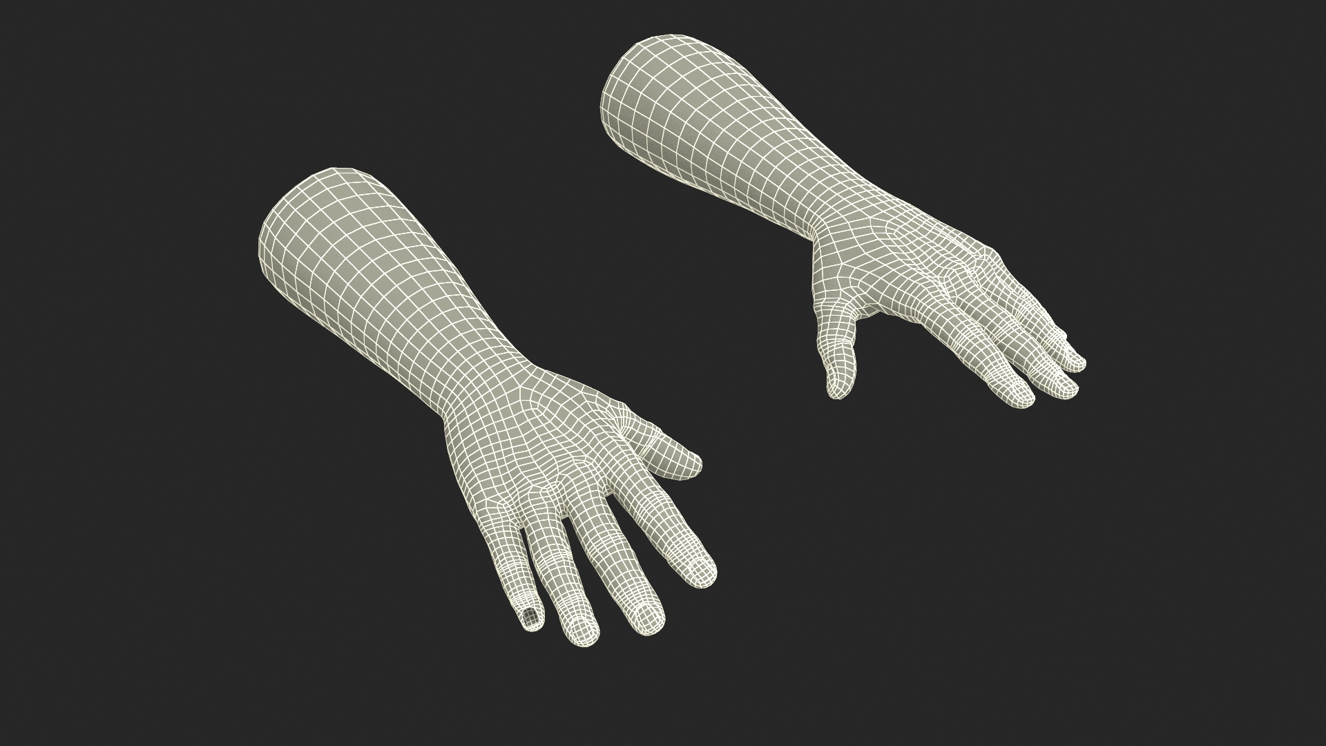3D Man Hands Rigged - TurboSquid 2171889