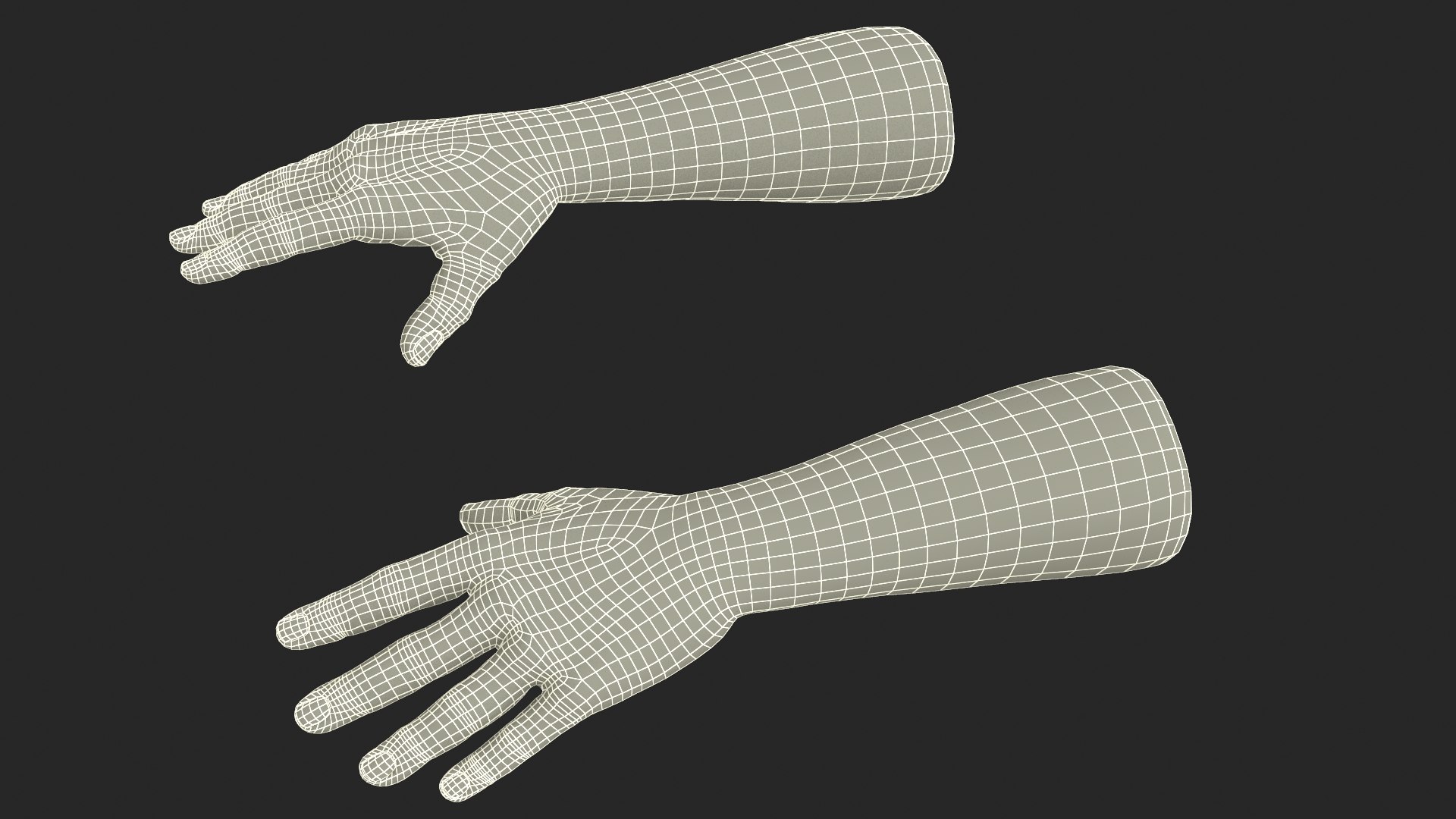 3D Man Hands Rigged - TurboSquid 2171889