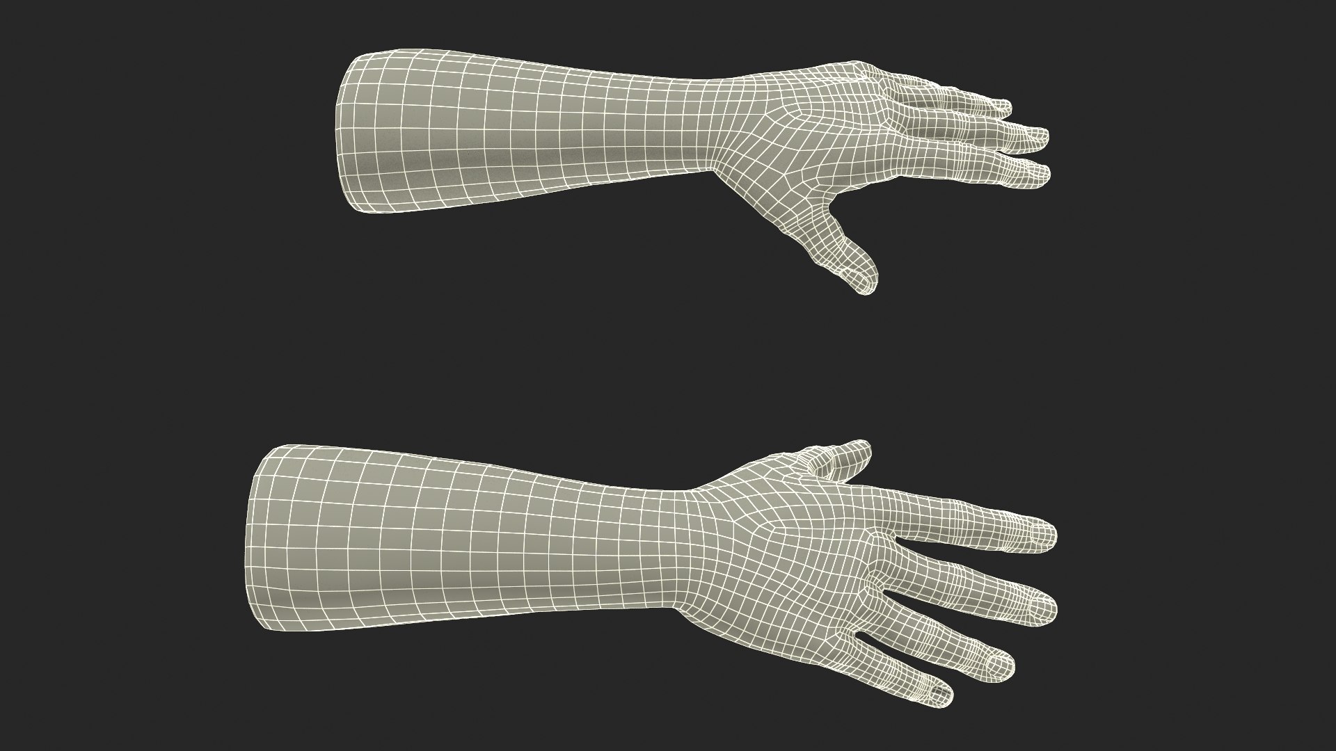 3D Man Hands Rigged - TurboSquid 2171889