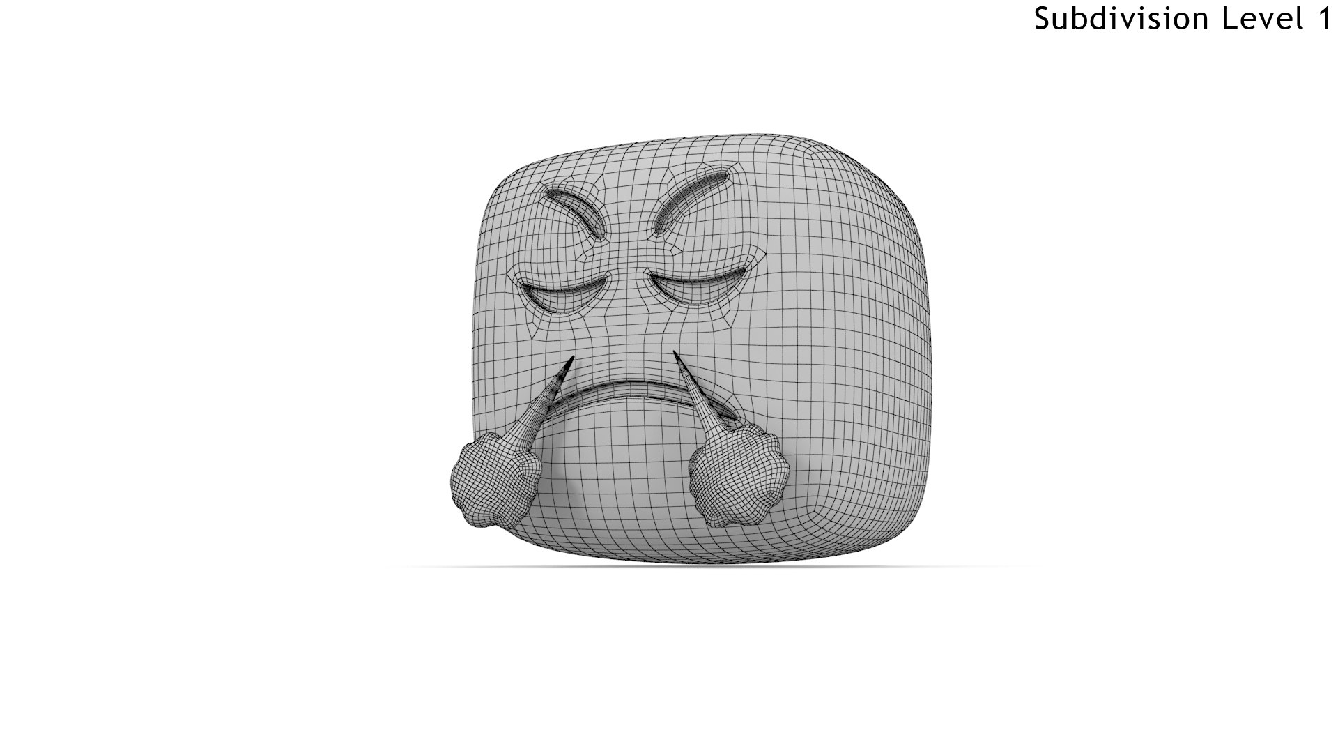 Smiley Face Emoji 40 Model - TurboSquid 2088101