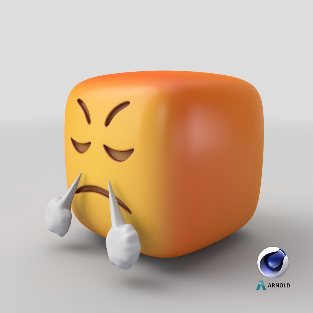 Smiley Face Emoji 40 Model - TurboSquid 2088101