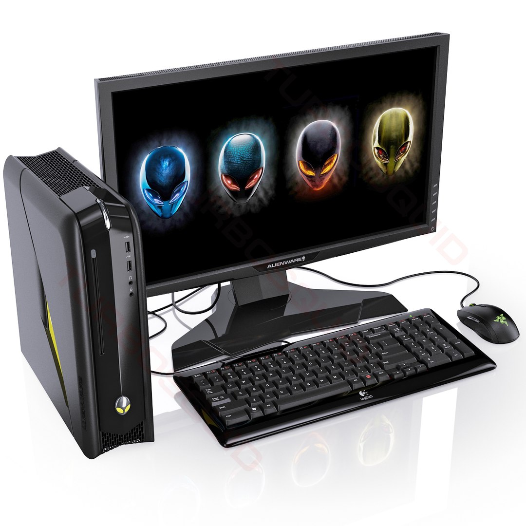 dell alienware gaming computer 3d max