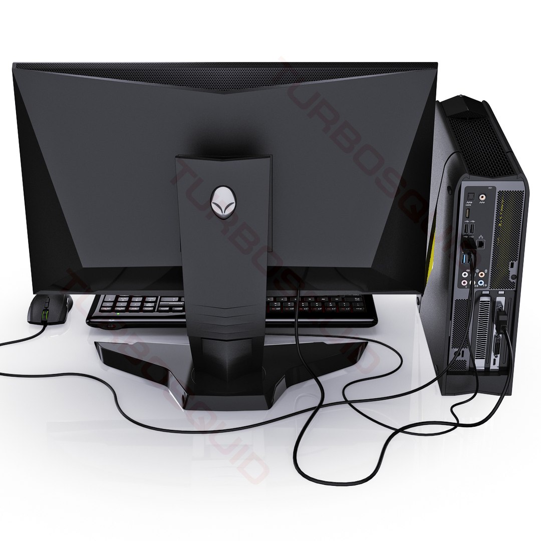 dell alienware gaming computer 3d max