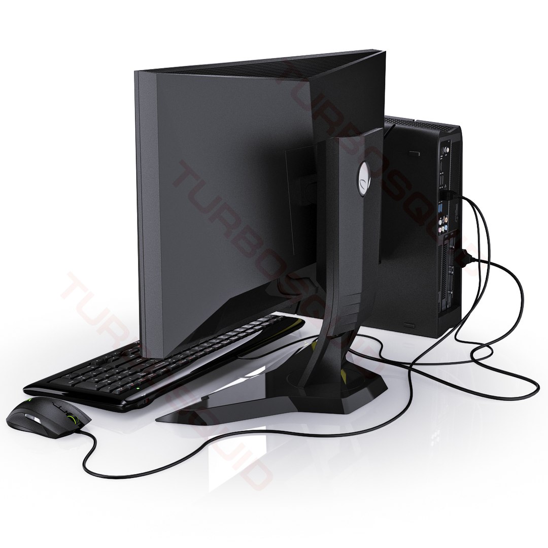 dell alienware gaming computer 3d max