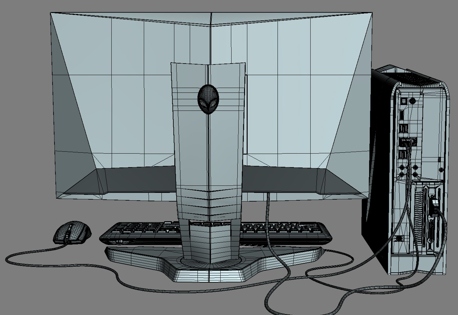 dell alienware gaming computer 3d max