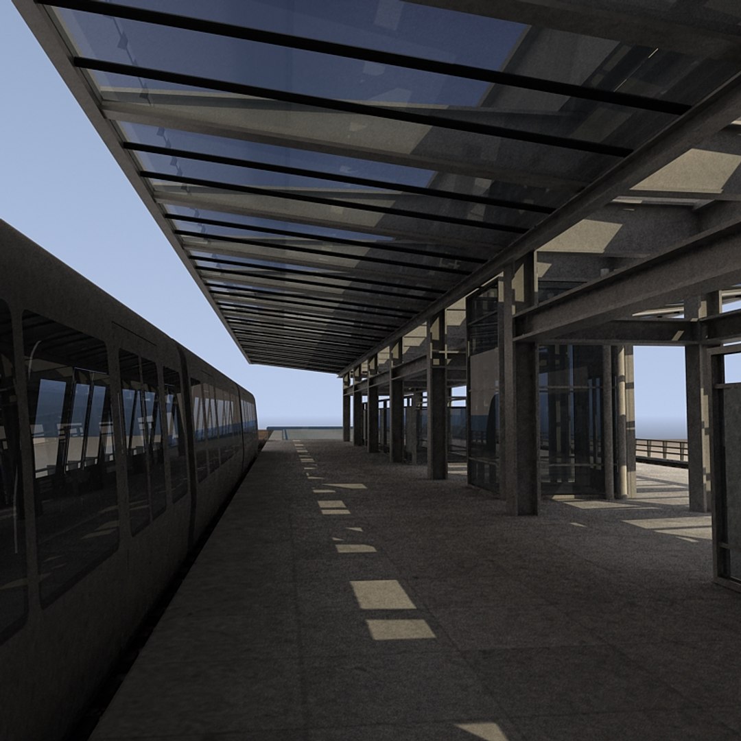 metro station 3d model