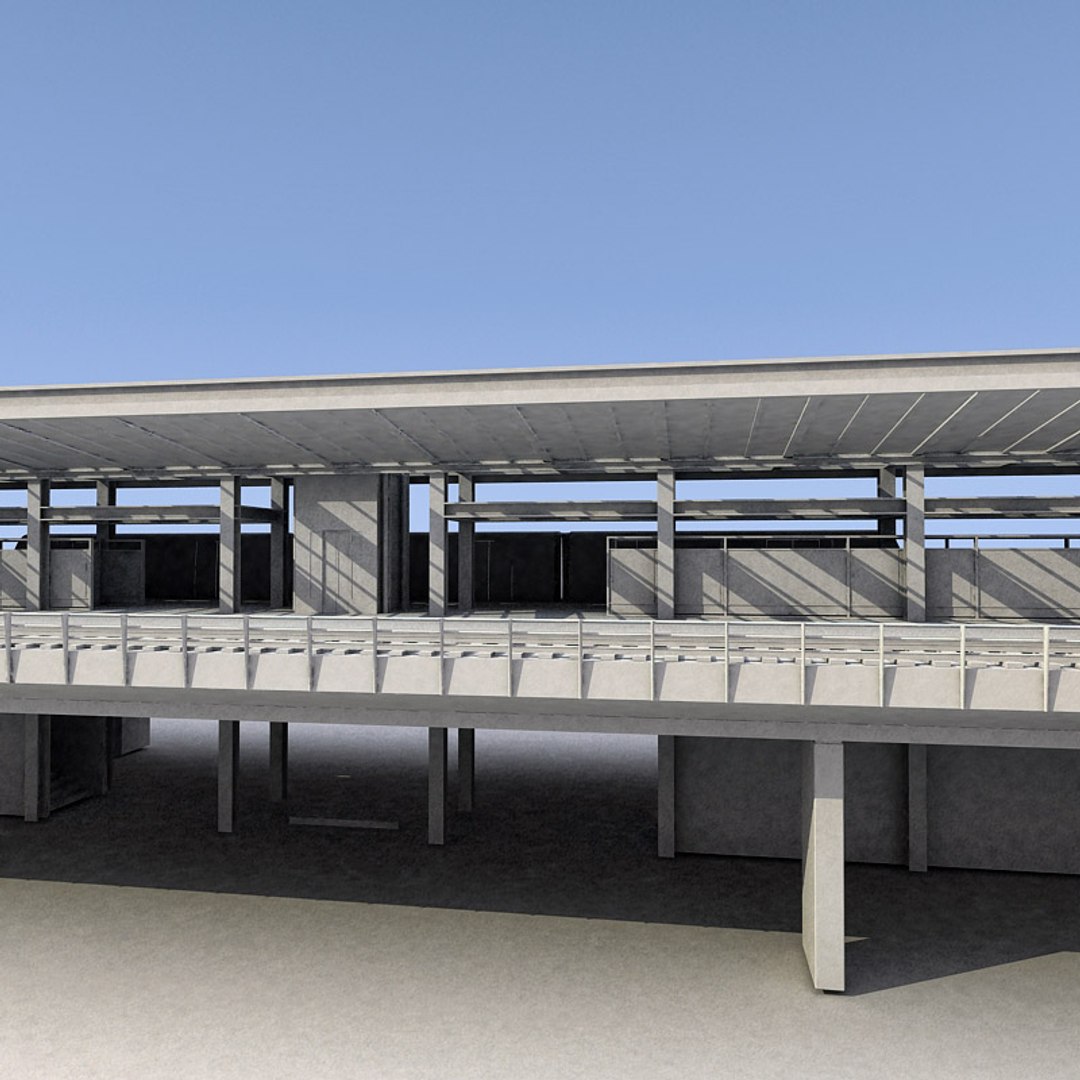 metro station 3d model