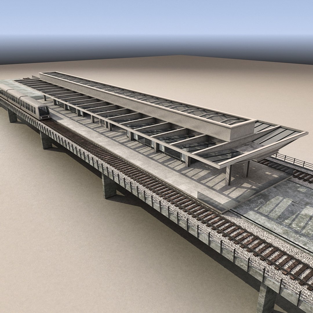 metro station 3d model