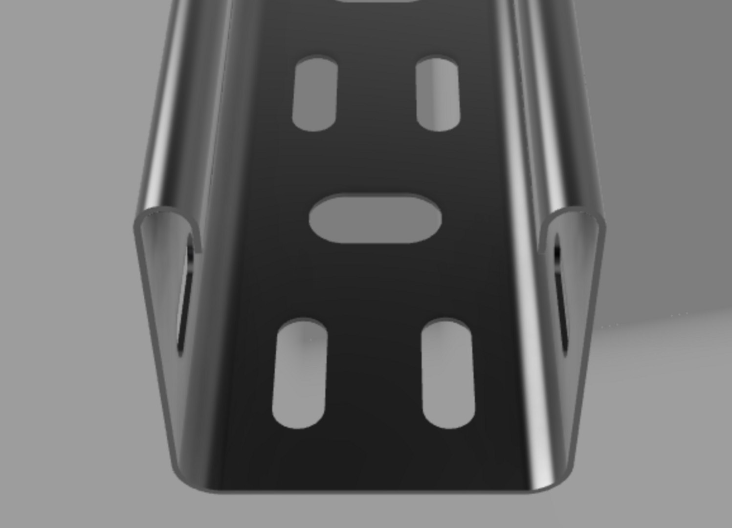 3D Cable Tray 50mm X 3000mm Model - TurboSquid 2019237