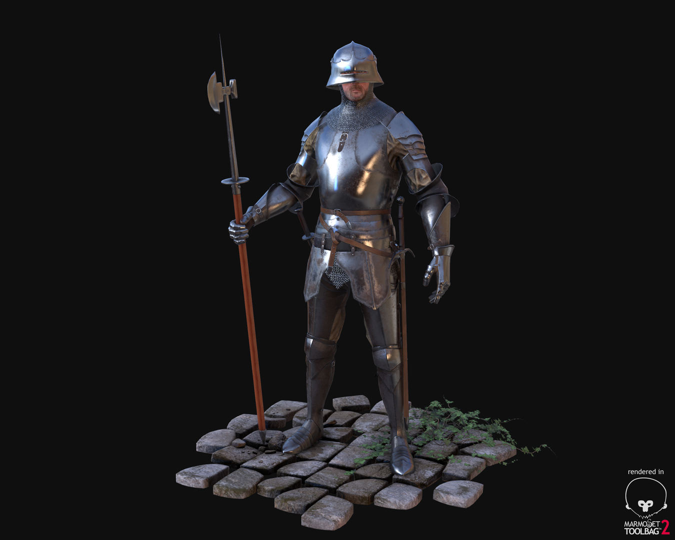3d Model Medieval Knight