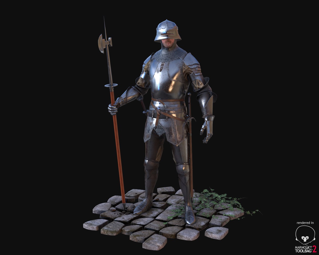 3d Model Medieval Knight