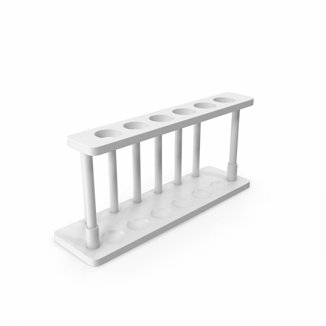 Lab Test Tube Rack Model - TurboSquid 1851320
