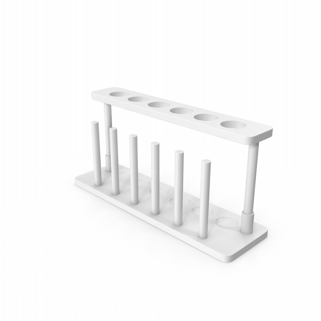 Lab Test Tube Rack Model - TurboSquid 1851320