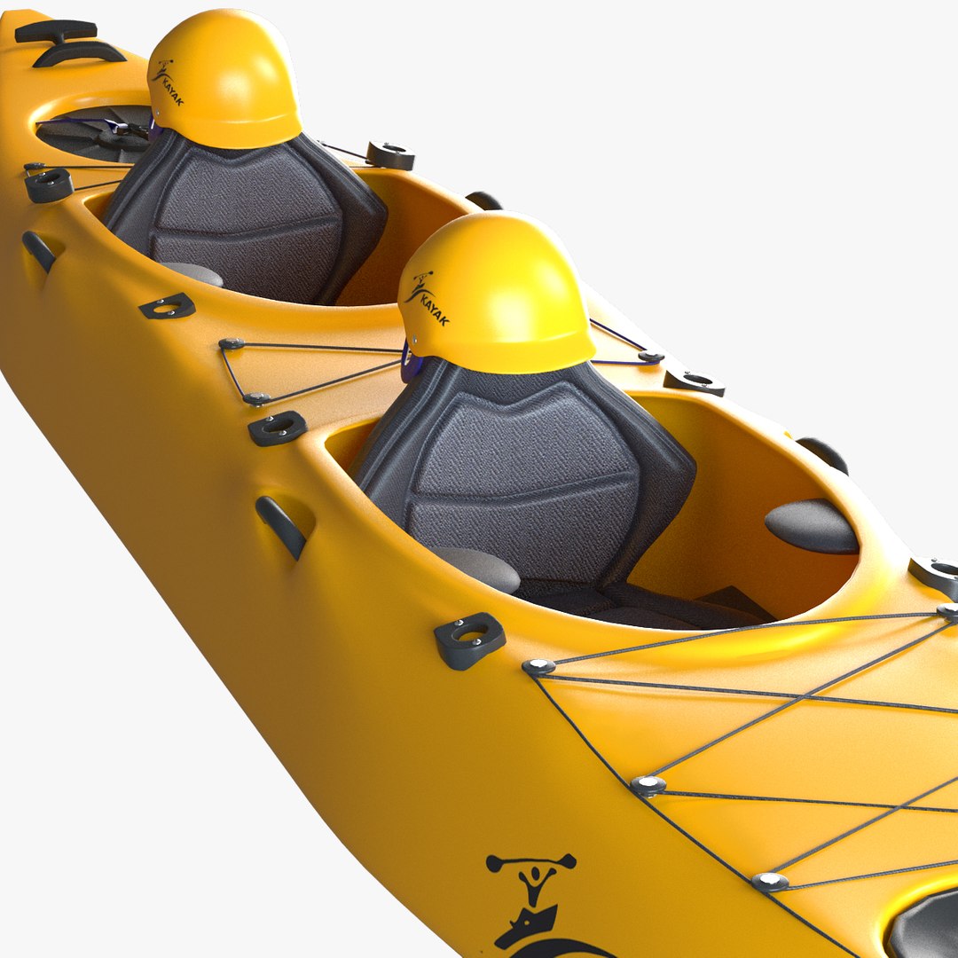 3d Tandem Kayak Model