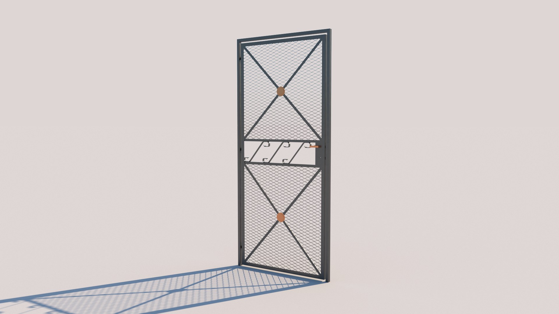 Small Entry Gate 3D - TurboSquid 2218695