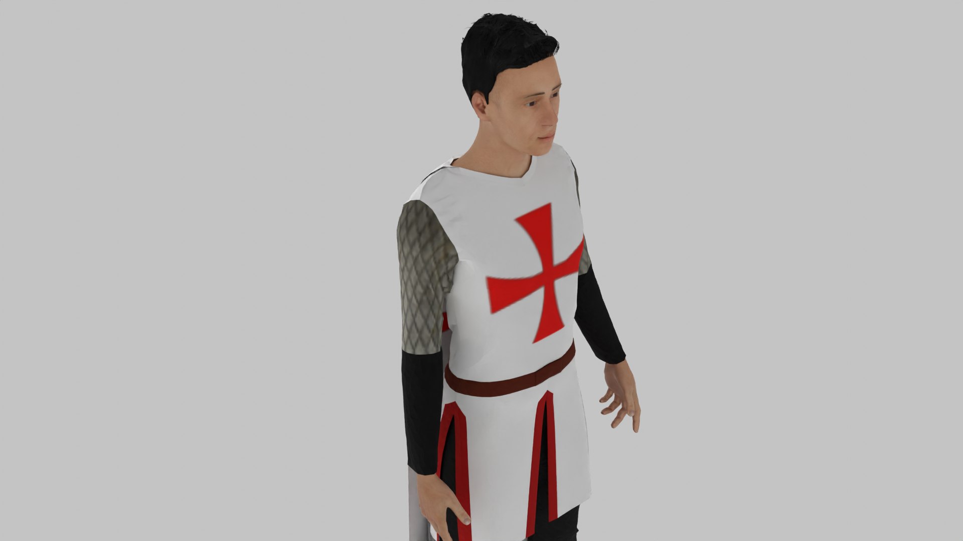 3D Templar Model - TurboSquid 1971630