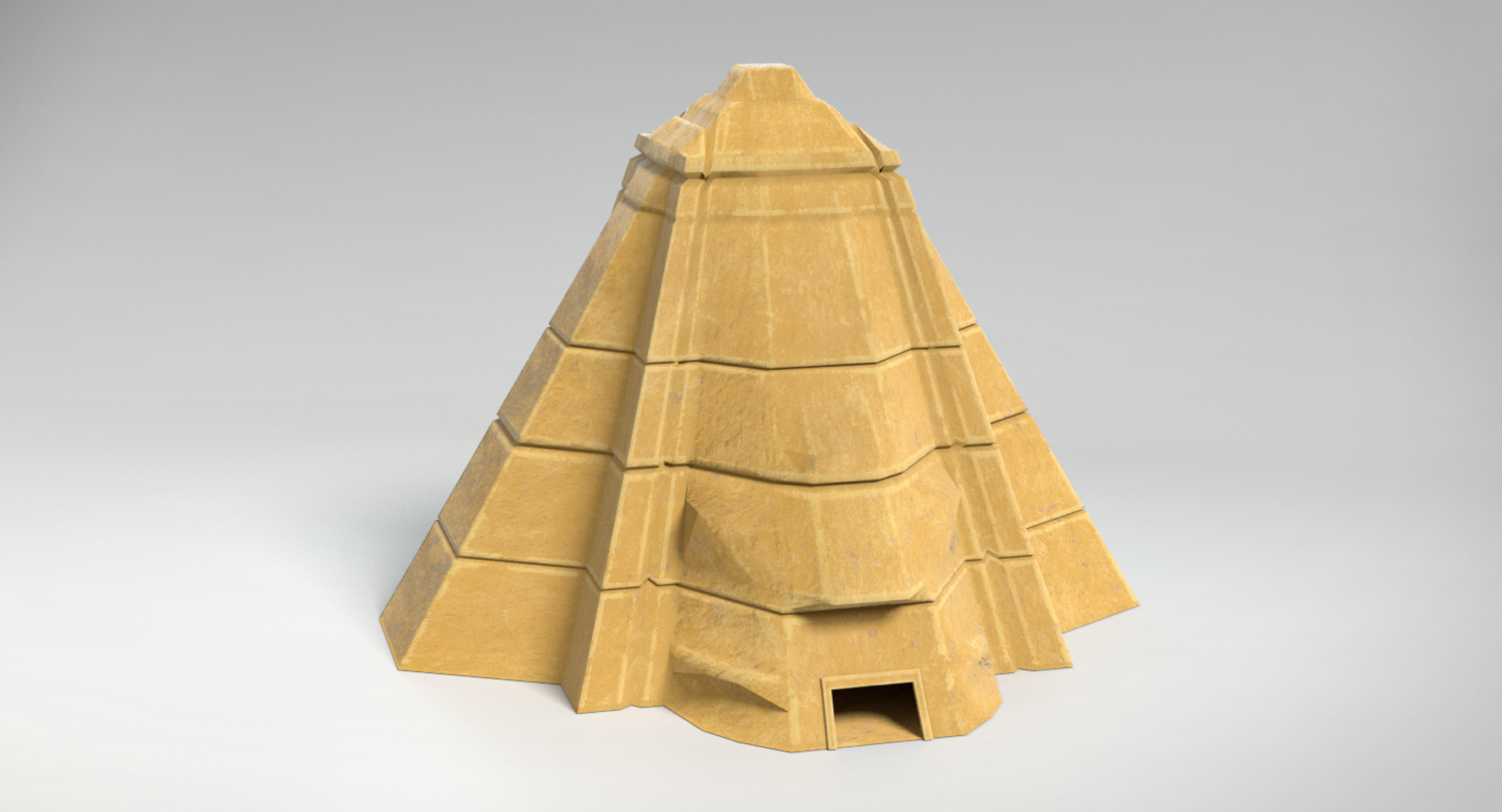 3D Fantasy Pyramid Model - TurboSquid 1167457