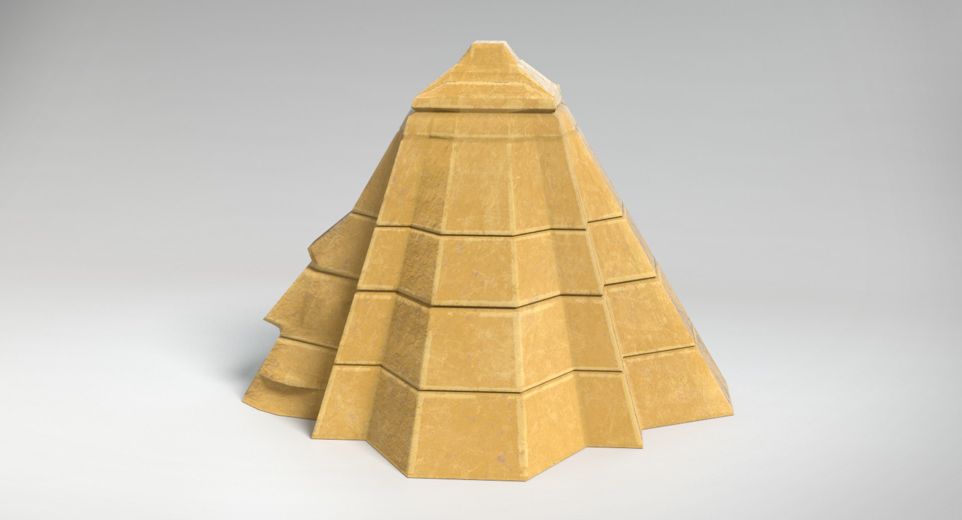 3D Fantasy Pyramid Model - TurboSquid 1167457